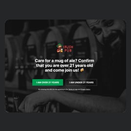 Add Age Verification Form Alcohol to Your Website [free]