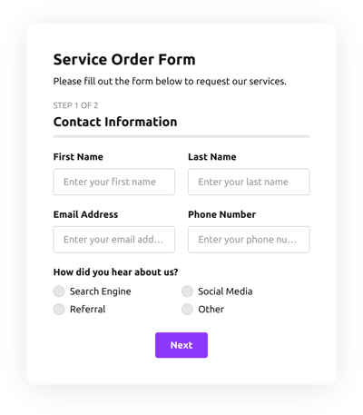 File Upload Form Templates - Create Online Upload Forms for Website
