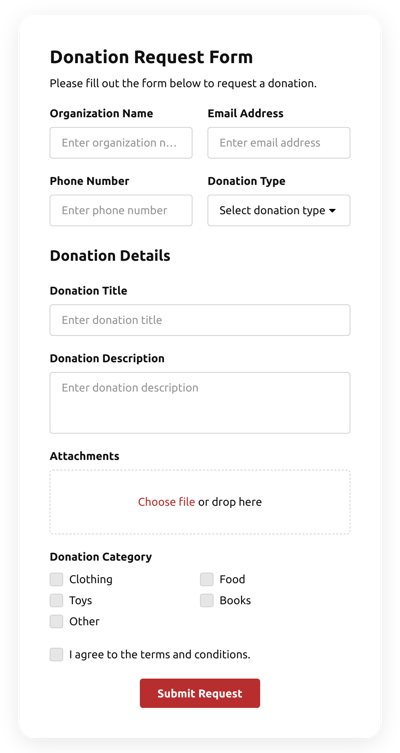 Donation Form Templates - Create Online Donation Forms for Website
