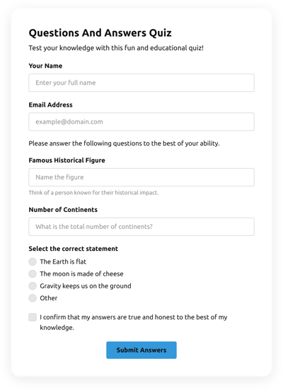300+ Free From Templates for Websites [+ built-in AI Form Generator]