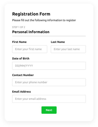 Create Conditional Logic Multistep Form Template for Your Website [free forms]