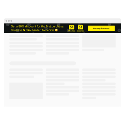Embed Free 1-Min Countdown Timer Template on Your Website