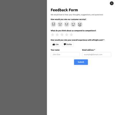 Create Emoji Feedback Form Template for Your Website [free forms]