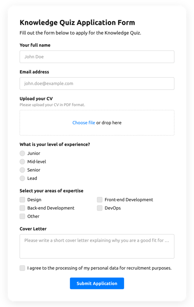 300+ Free From Templates for Websites [+ built-in AI Form Generator]
