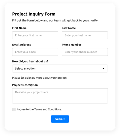 300+ Free From Templates for Websites [+ built-in AI Form Generator]