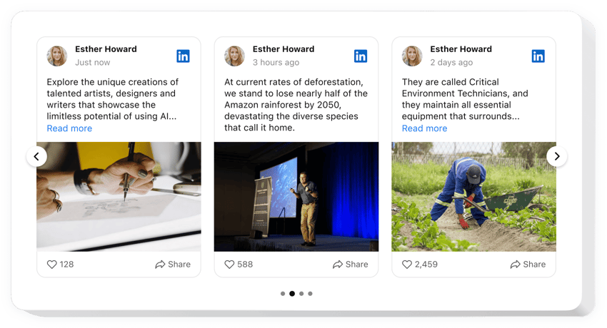 Feed do LinkedIn - Adicionar widget de feed em HTML [de graça!]