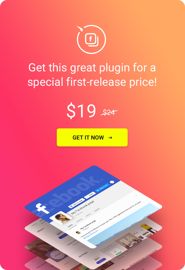 Wordpress Facebook Plugin Facebook Feed Widget By Elfsight Codecanyon