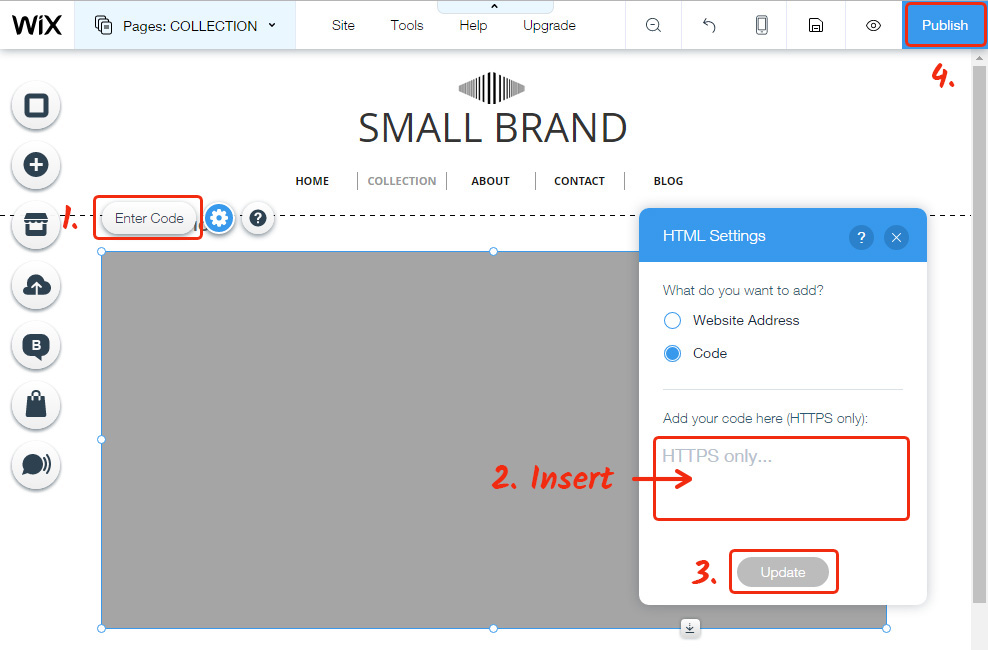 How To Add Contact Form App To Wix Elfsight Widgets
