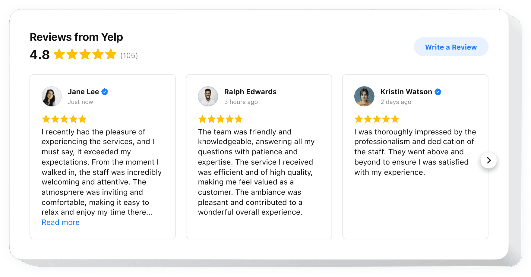Yelp Reviews widget for website in 2 easy steps (free and fast)