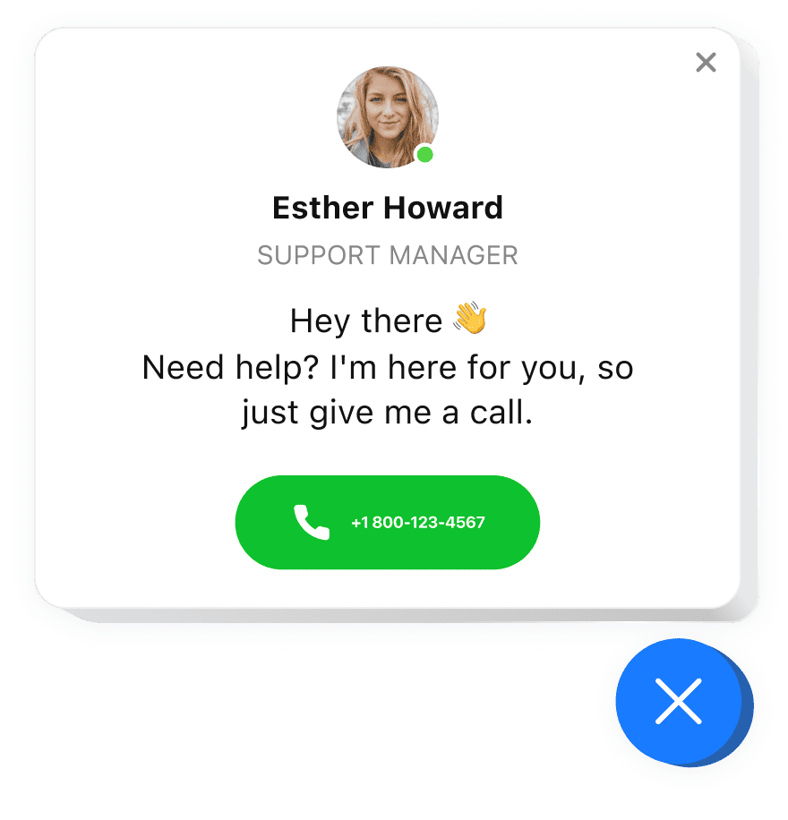 Click to Call - Add Call Button widget to your website (free and fast)