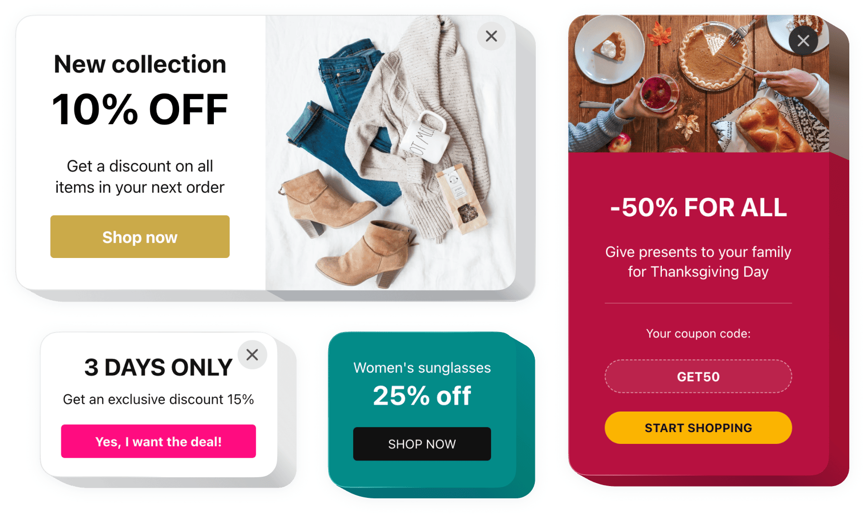 Popup - Add responsive Popup widget to your website (free and fast)