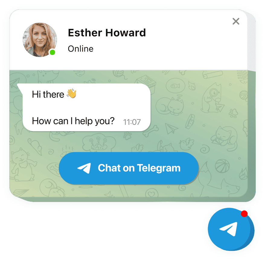 Telegram Chat Widget | Add Telegram Chat Box to HTML website [2024]