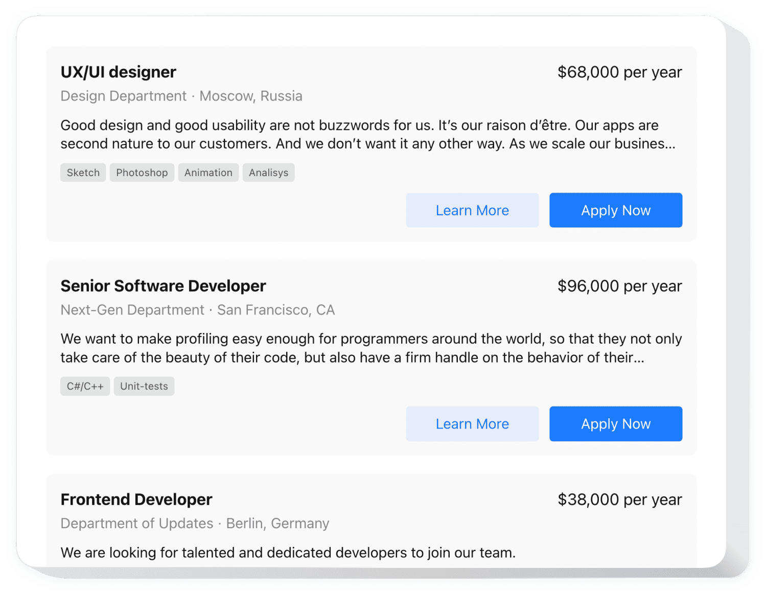 HTML Job Board widget - Add job openings to HTML (2024)
