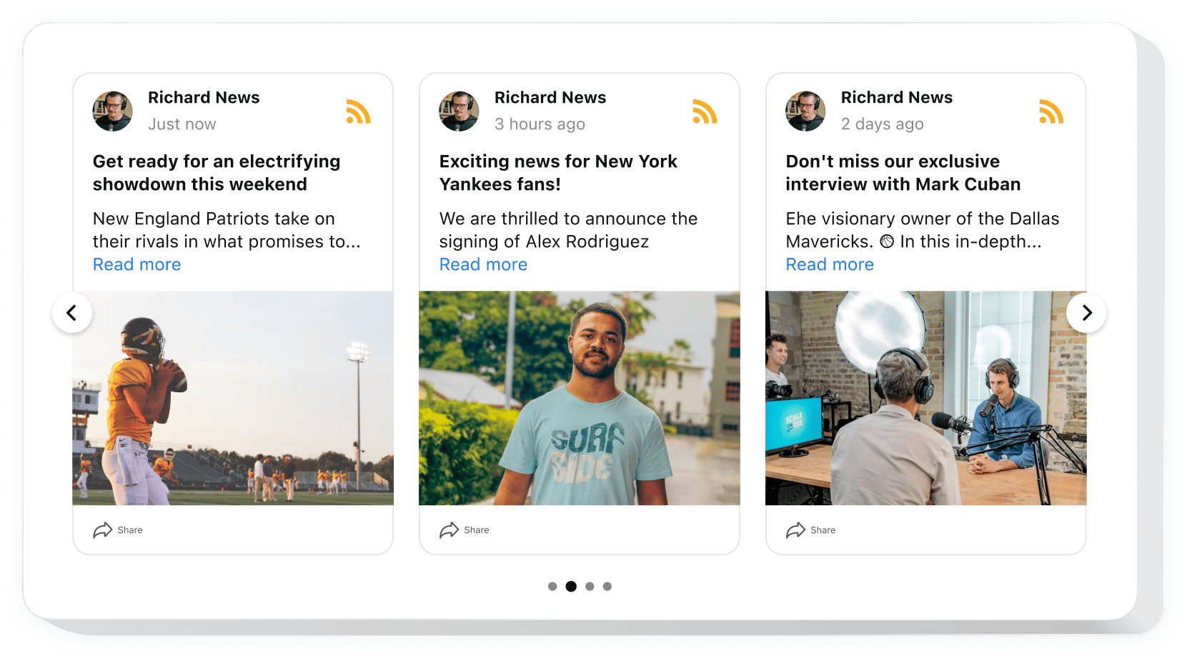 RSS Feed — Embed Social Media Feed widget on website [2024]