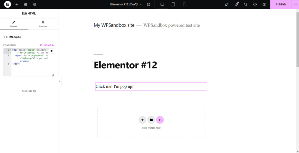 How to Create Popup in Elementor [Free]