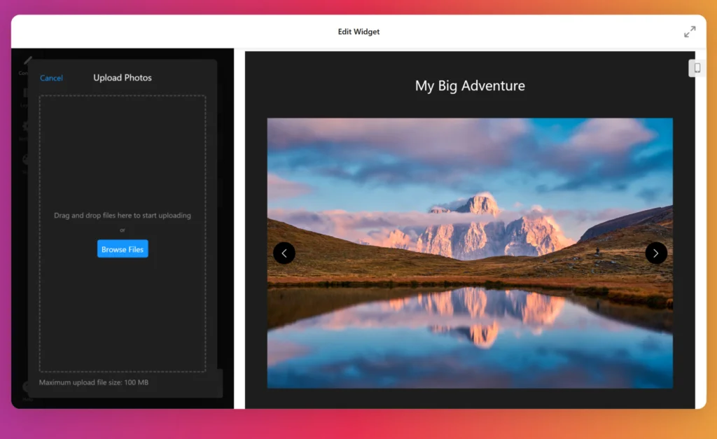 How to Embed Photo Gallery on Any Website for Free