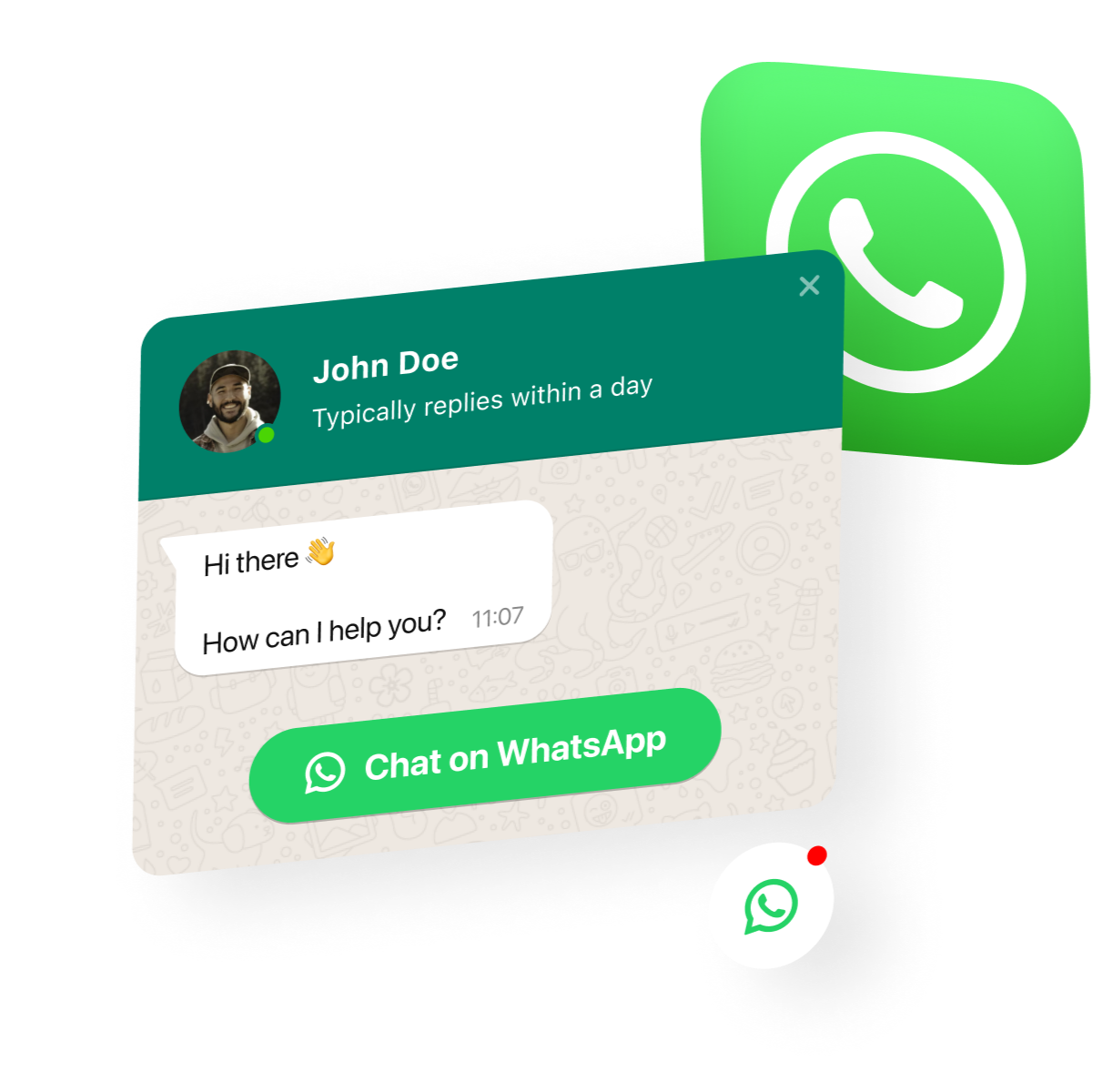 how to integrate whatsapp in website?