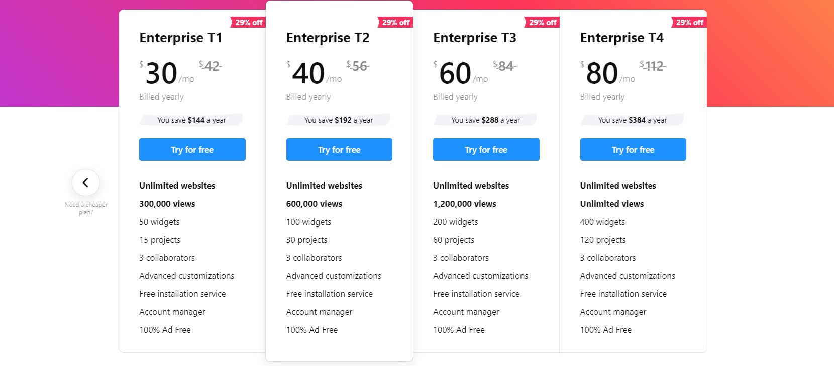 Learn about Regular Sales and Discounts for Widgets on Elfsight