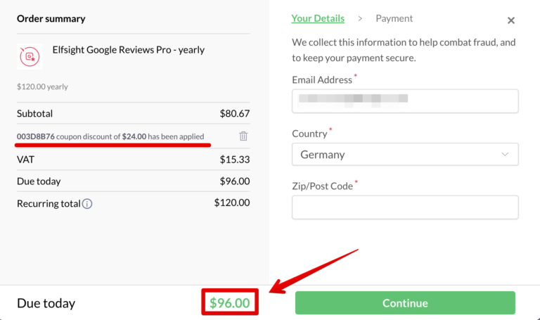 Learn about Regular Sales and Discounts for Widgets on Elfsight