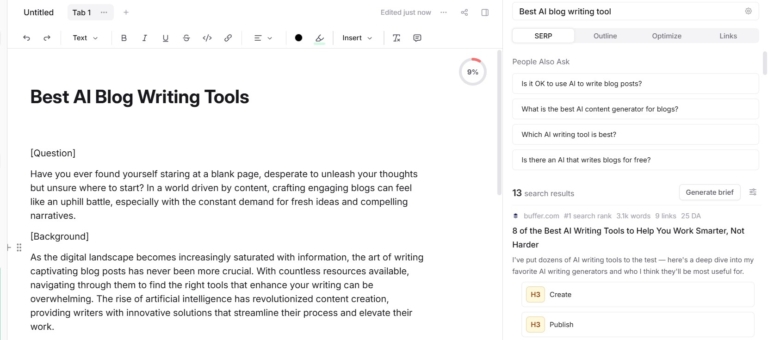 List of Best AI Blog Writers in 2026