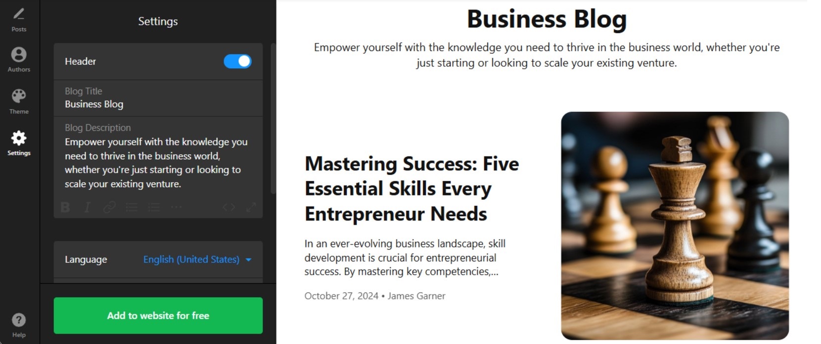 Add Blog to Your WordPress Website without Coding