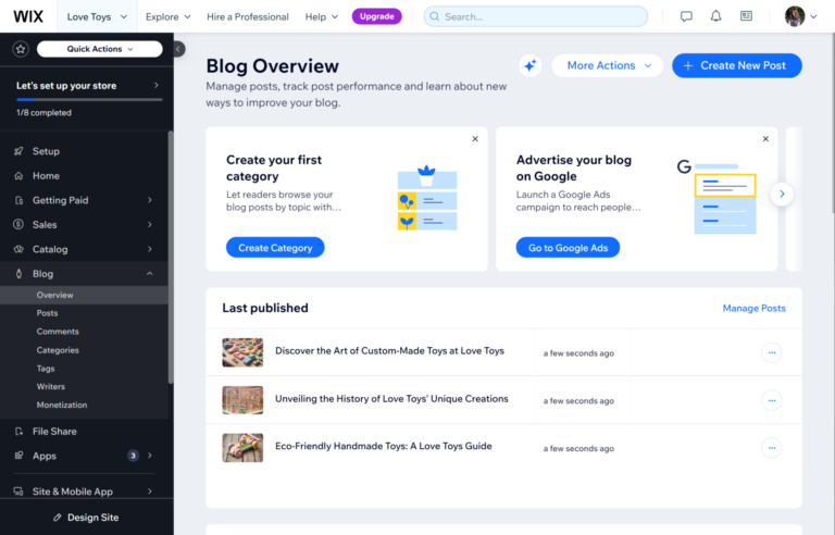 How to Create a Blog on Wix: Guide for Beginners