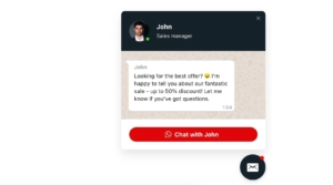 How to embed WhatsApp link in website?