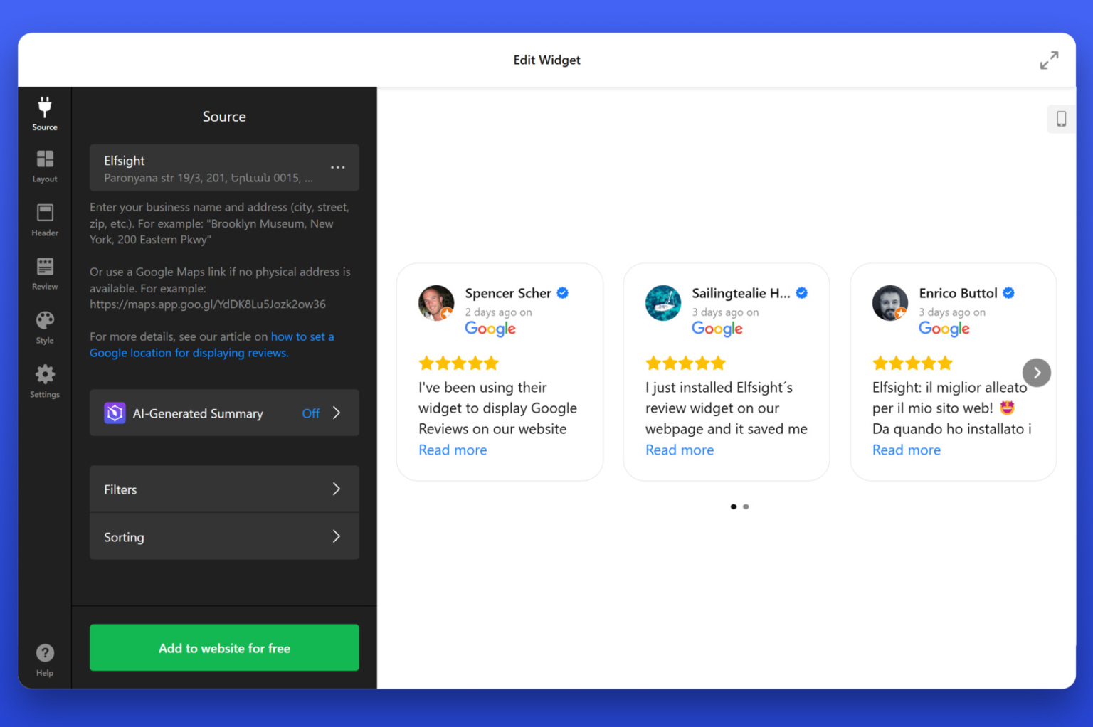 How to Add Google Reviews to Your Elementor Website Easily