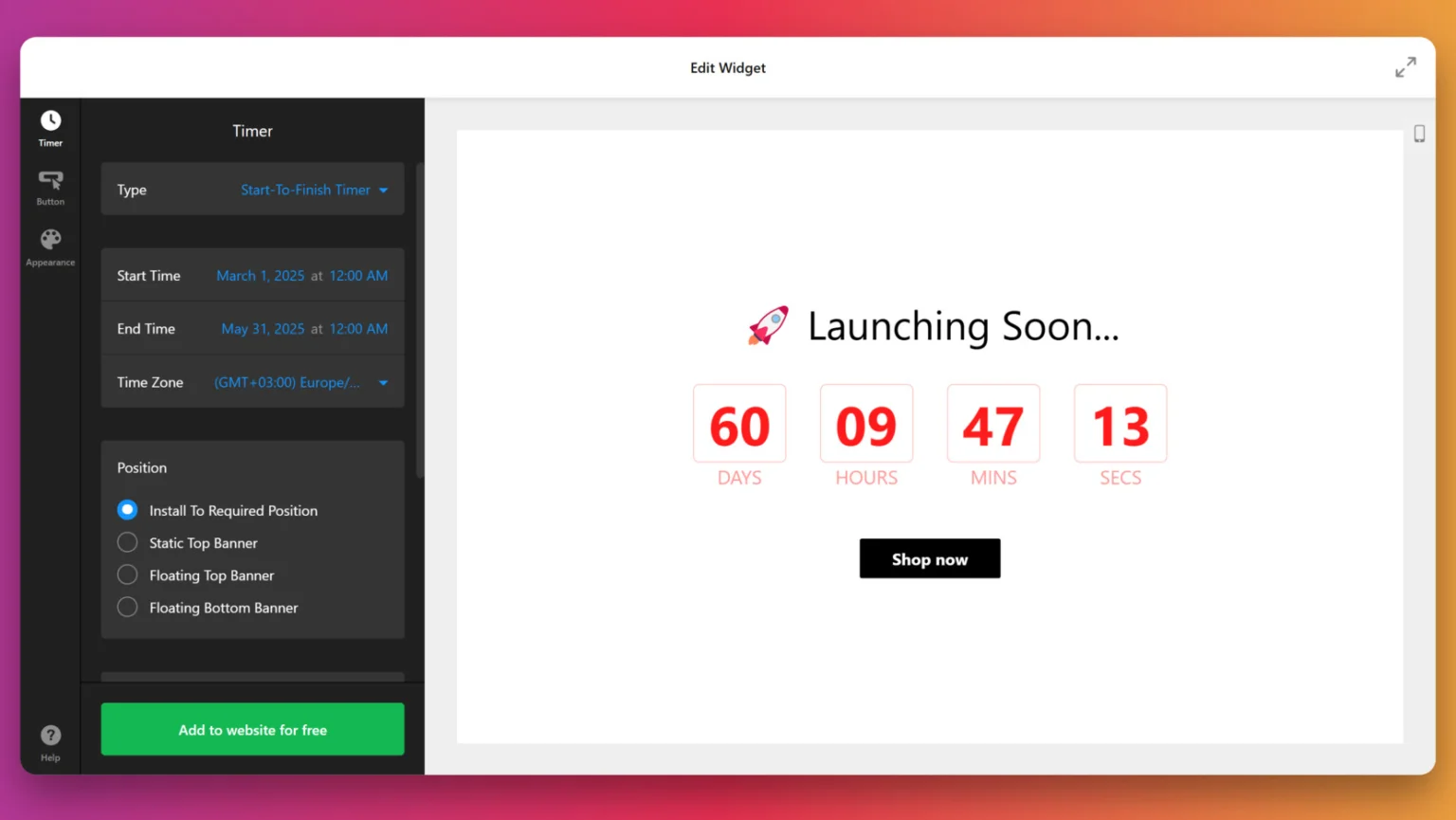 Build a HTML Countdown Timer With a No-Code Generator
