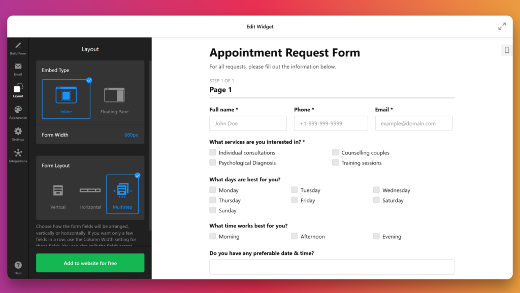 How to Create a Form in HTML Easily and for Free