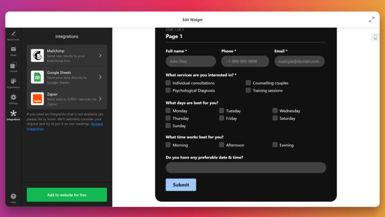 How to Create a Form in HTML Easily and for Free