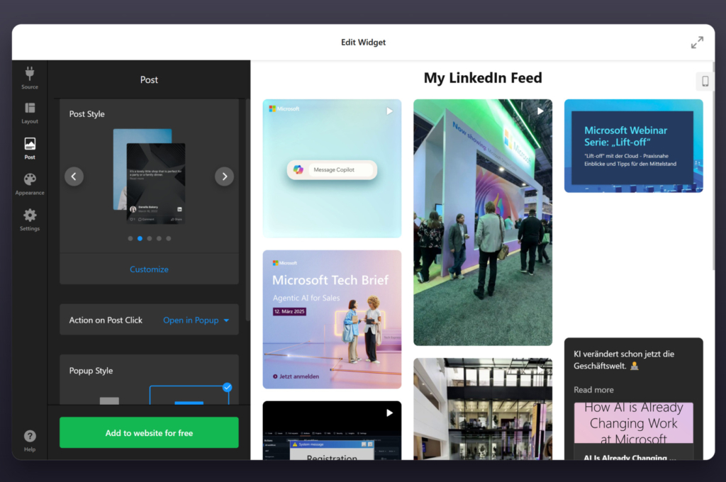 How to Add LinkedIn Profile HTML Code to Your Website