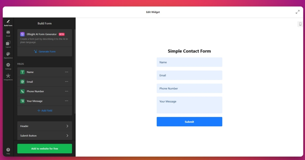 Best Website Contact Form Examples with UX Tips & Ideas