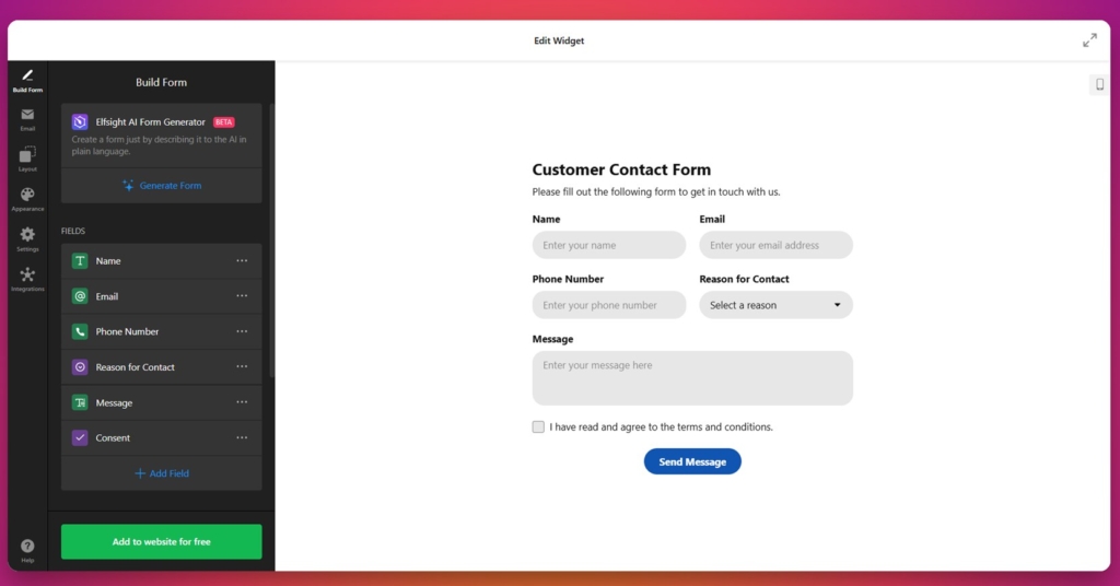 Best Website Contact Form Examples with UX Tips & Ideas