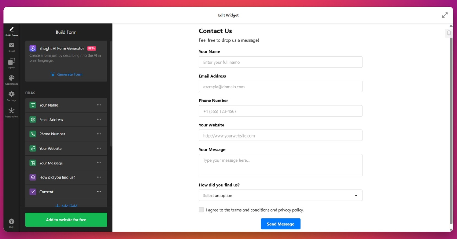 Best Website Contact Form Examples with UX Tips & Ideas